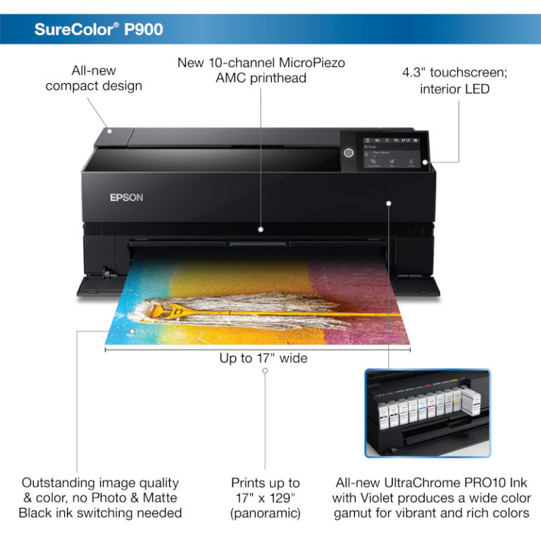 SureColor P900 17″ Photo Printer - Good Guys Imaging Systems