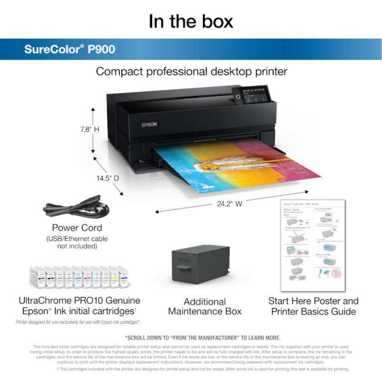 SureColor P900 17″ Photo Printer - Good Guys Imaging Systems
